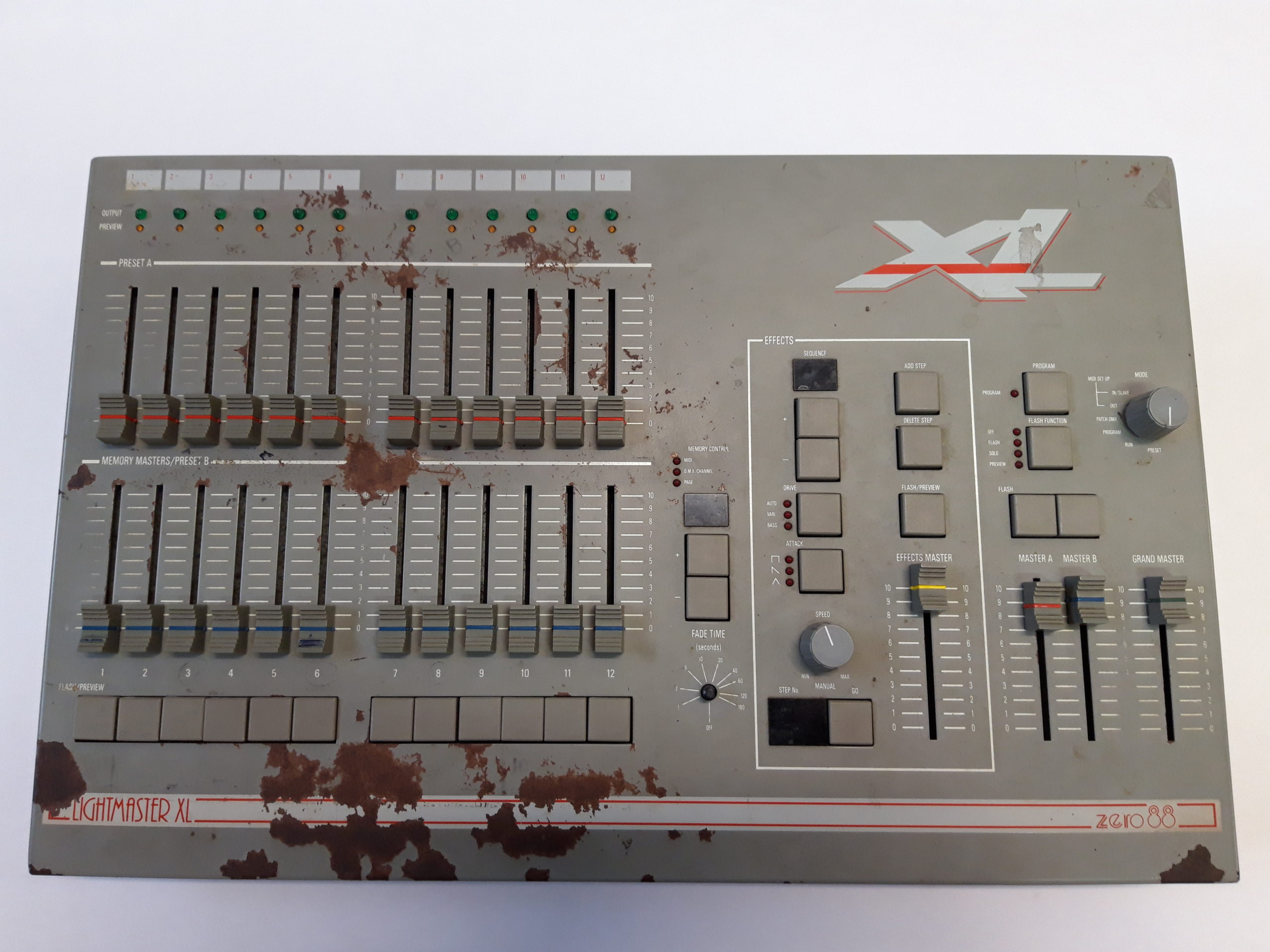 Pupitre ZERO 88 XL 12 c. DMX, 0-10 V - APMAC Nouvelle-Aquitaine